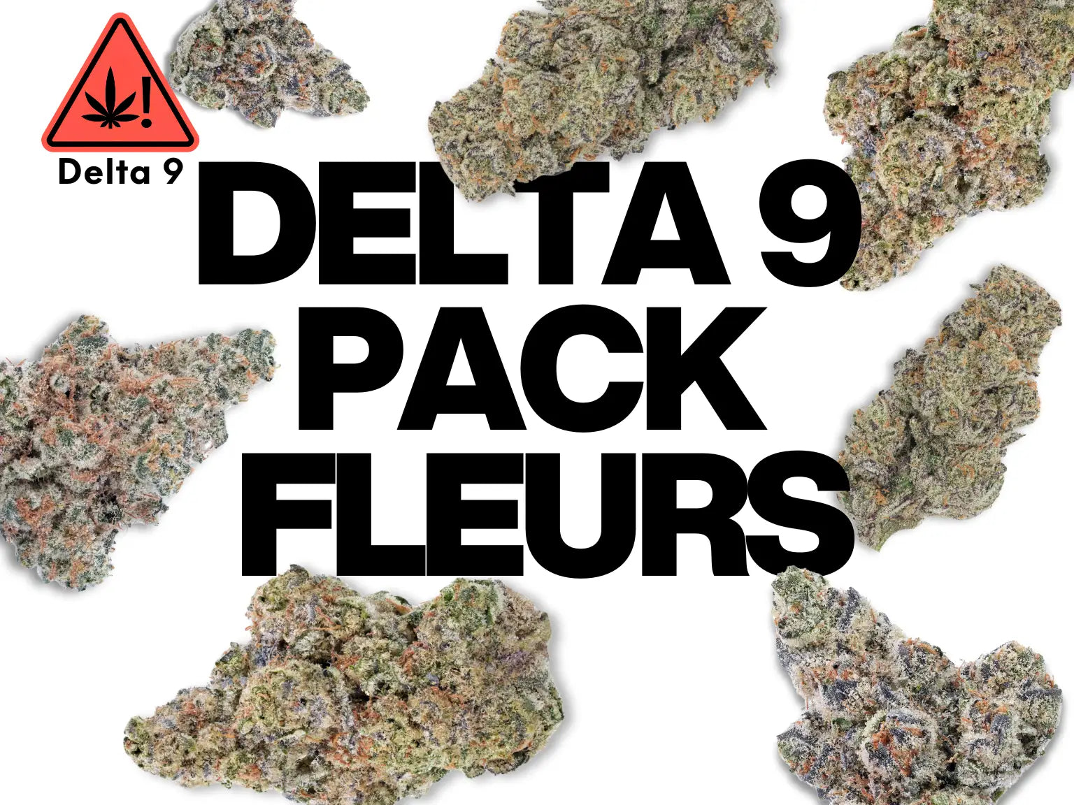 Pack 3 Fleurs D9 THC – Fleurs puissantes – Greenbuds